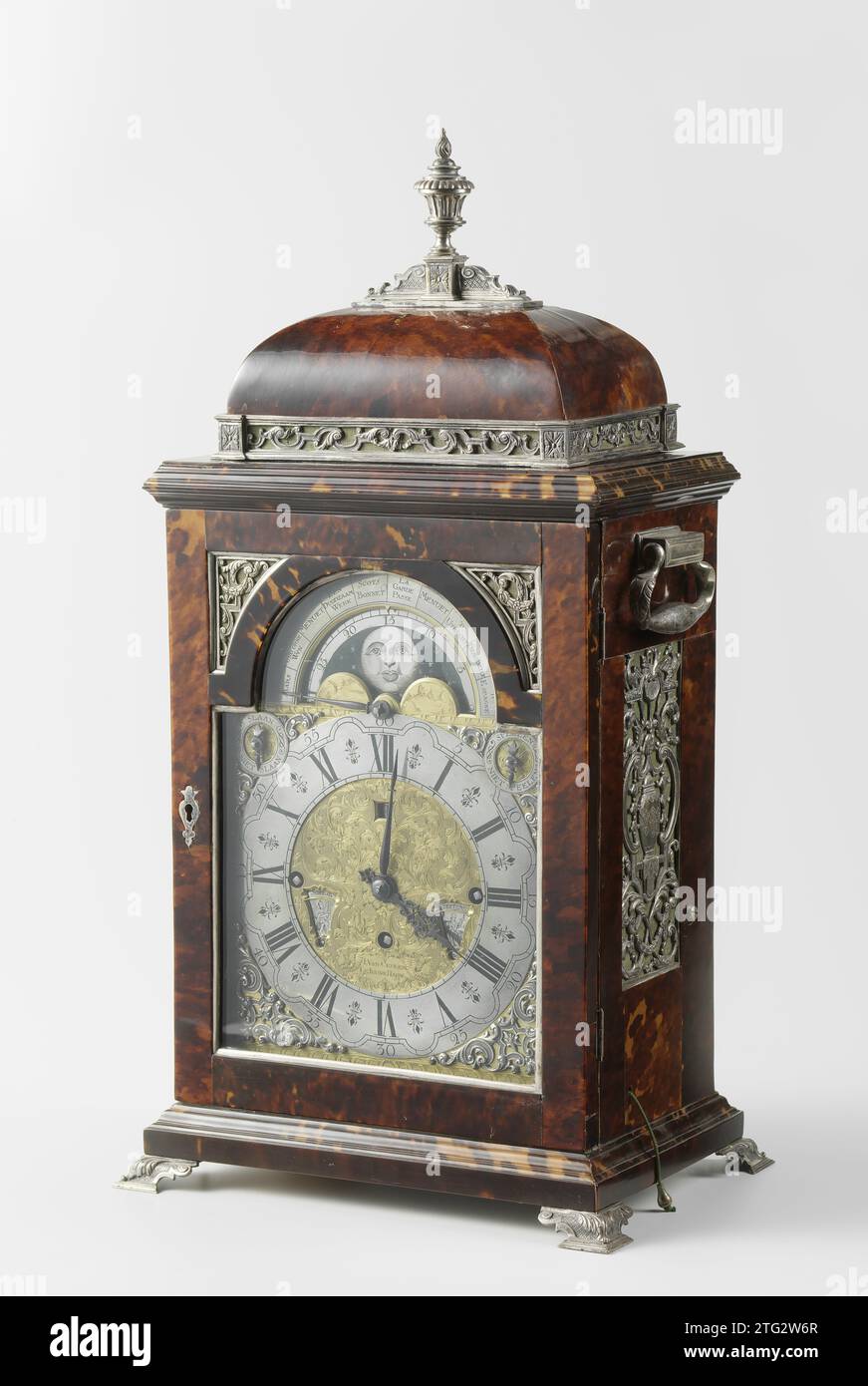 Table clock, Jan van Ceulen, c. 1700 - c. 1725 Table clock, brown ...