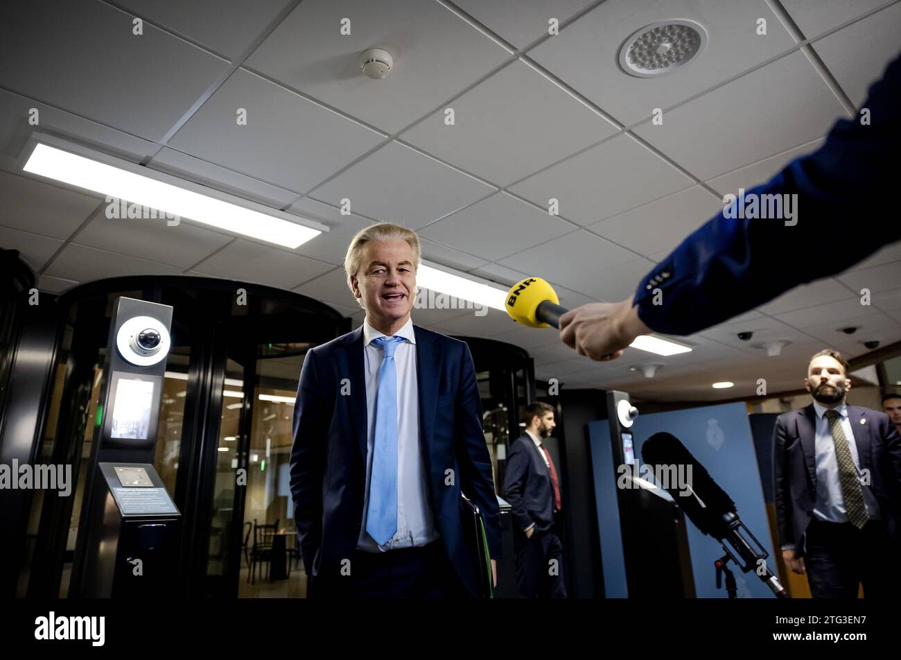 THE HAGUE - Geert Wilders (PVV) prior to a conversation with informant ...