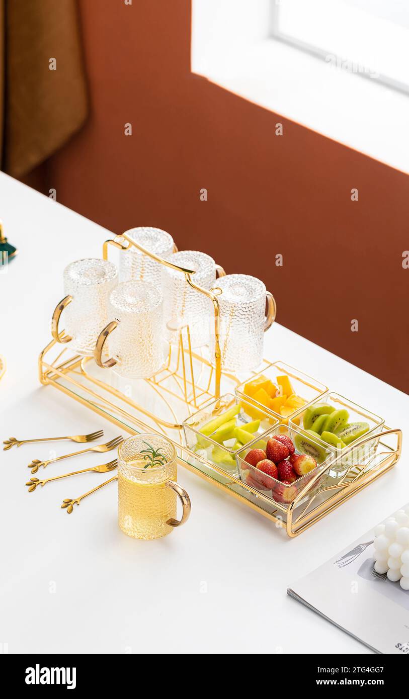 Images of tea break set up, teabreak preparation, teabreak food on the ...