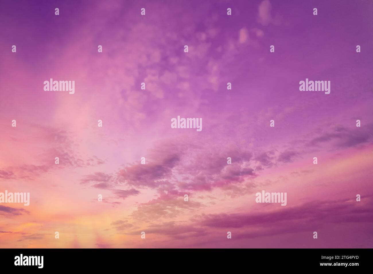 Amazing Color Effect Of Clouds. Natural Bright Dramatic Sky Background ...