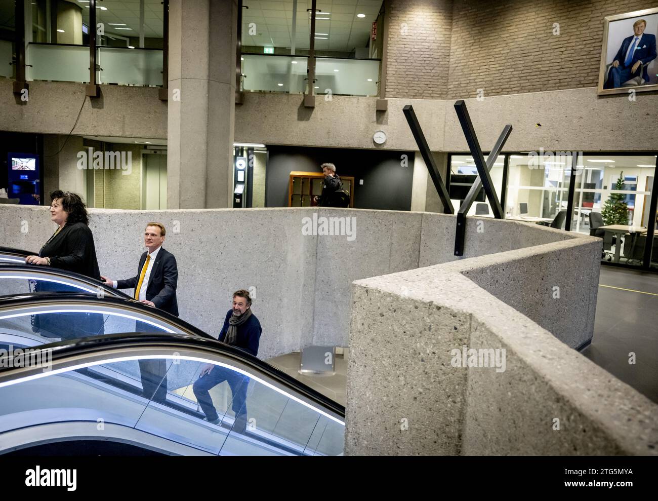 THE HAGUE - Caroline van der Plas bbb after a smoke break during a ...