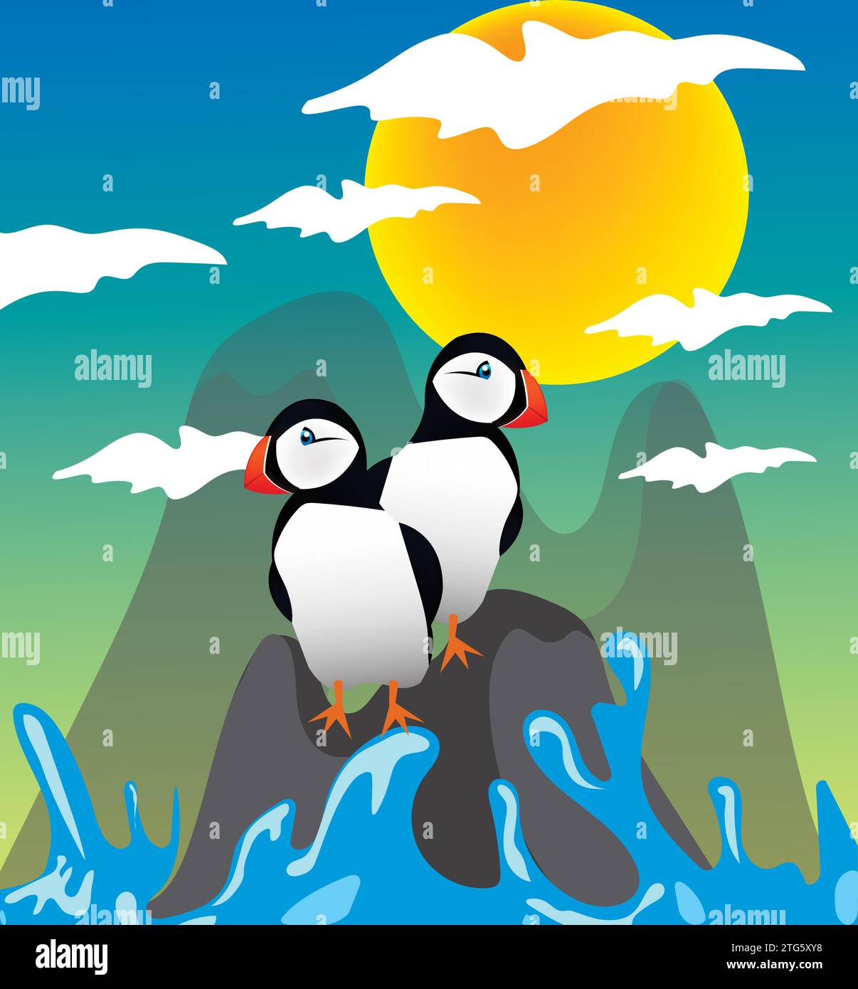 White round rocks Stock Vector Images - Alamy