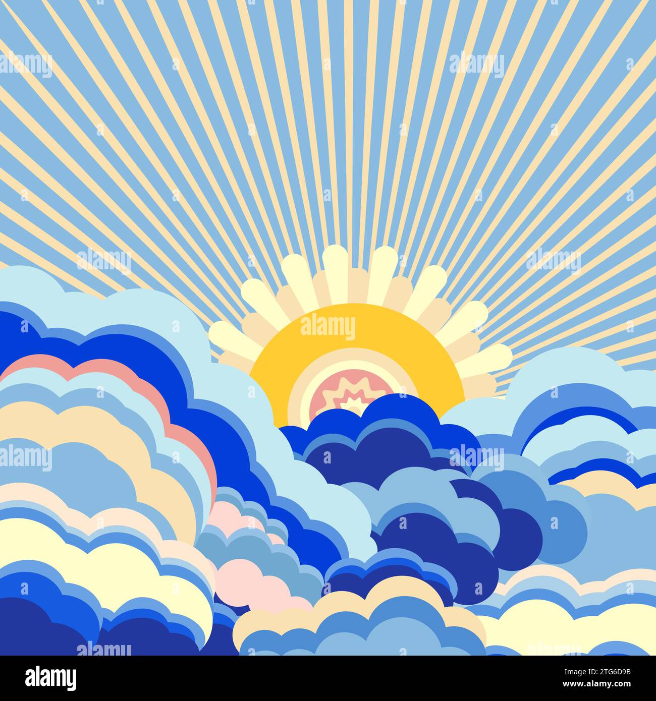 Boho and hippie design,featuring vibrant retro elements and trippy ...