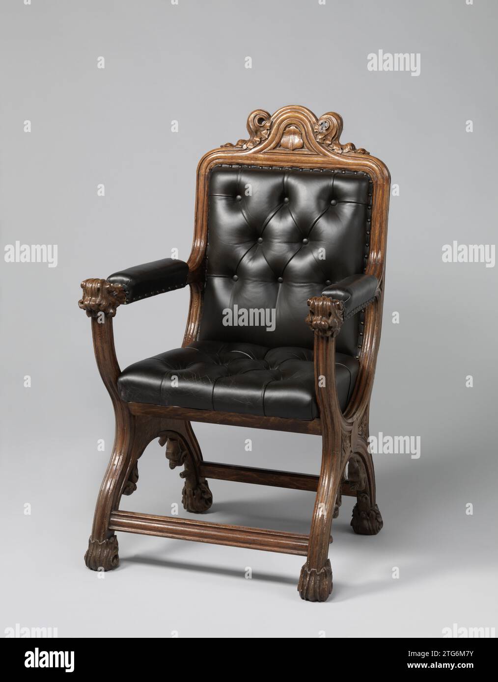 Armchair, Augustus Welby Northmore Pugin, c. 1840 Arm chair, which has ...