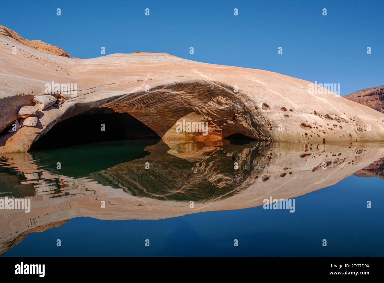 Bimini Cave, main channel, Lake Powell, Utah Stock Photo - Alamy