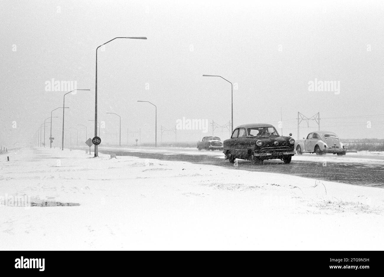 1960s snowstorm hi-res stock photography and images - Alamy