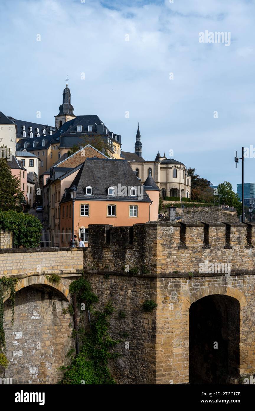 Views of Luxembourg or Luxembourg City capital city of Luxembourg ...