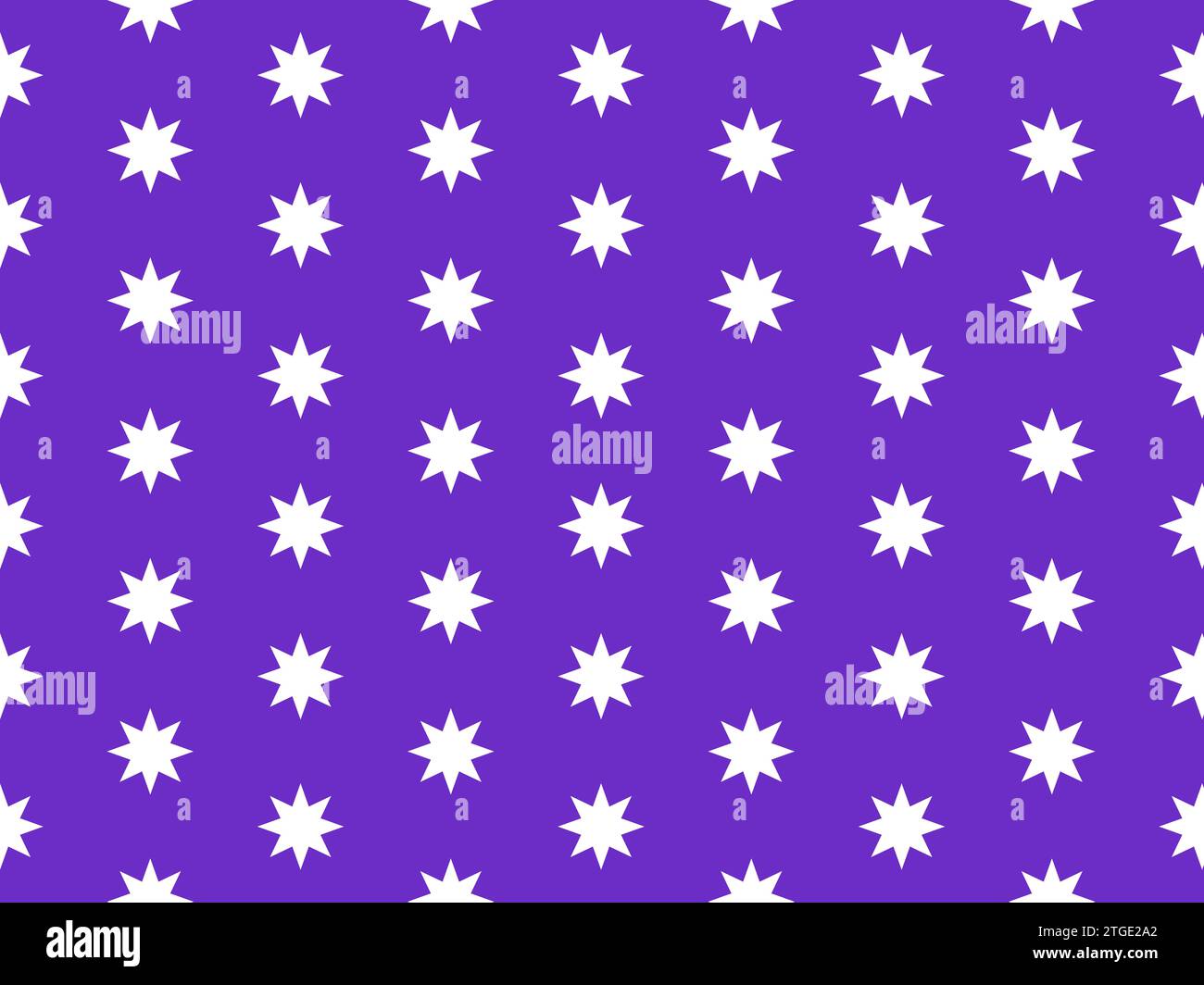Star pattern – seamless – White stars – bright purple background Stock ...