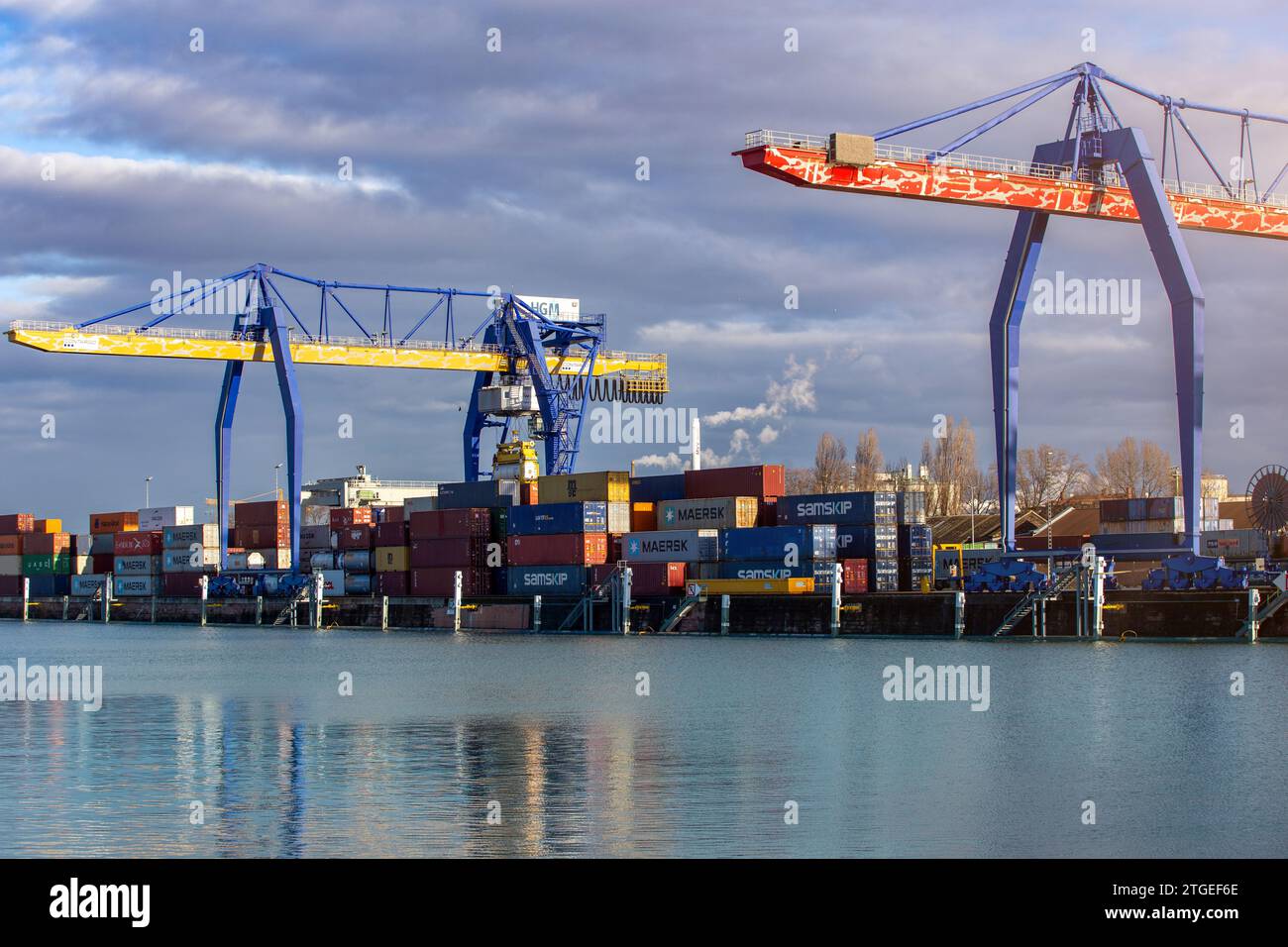 The port of Mannheim. The Port of Mannheim is the fourth largest inland ...