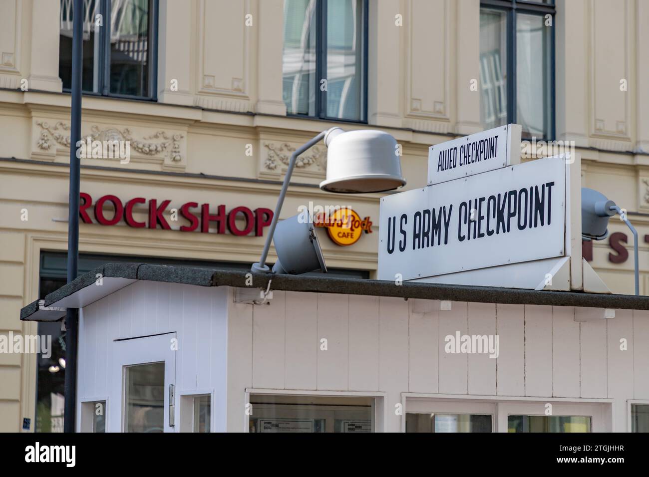A picture of the Checkpoint Charlie Stock Photo - Alamy