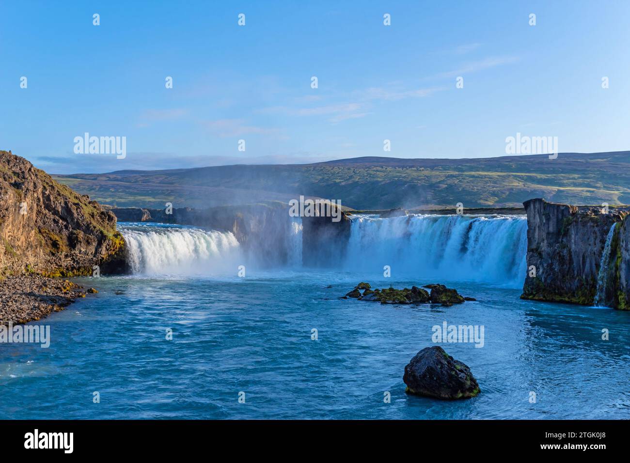Godafoss falls and summer hi-res stock photography and images - Alamy
