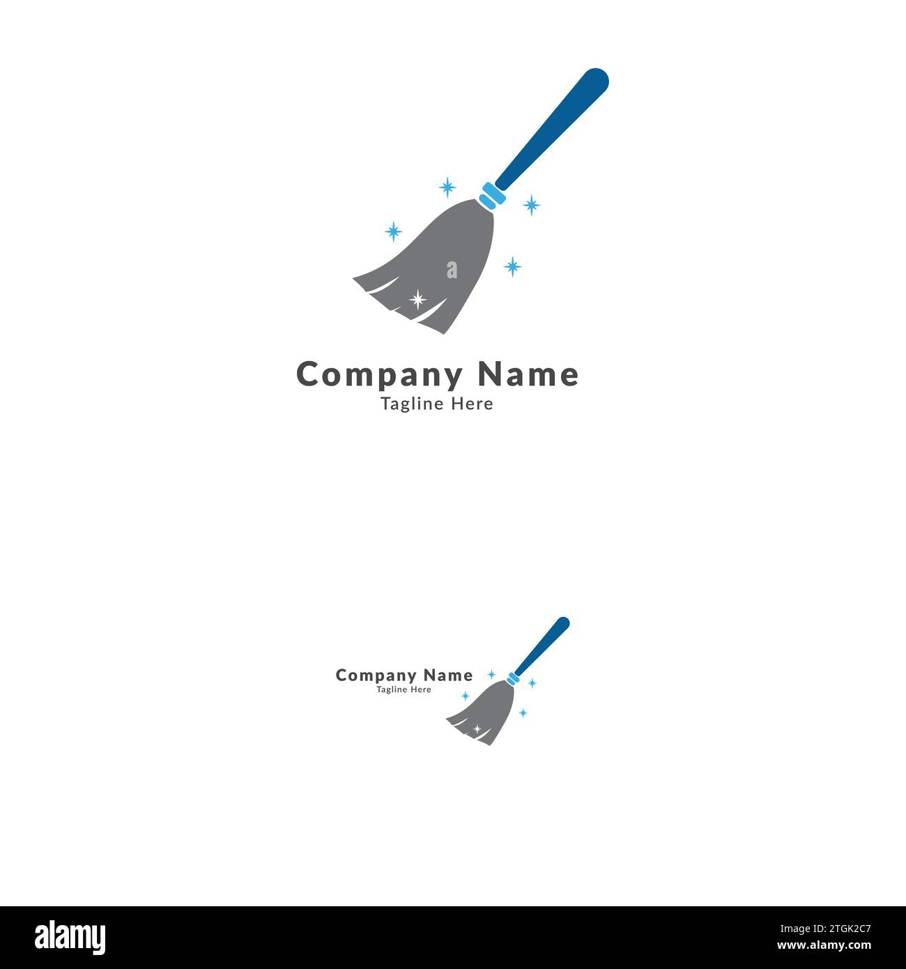 A Simple and Clean Logo of a Broom Stock Vector Image & Art - Alamy