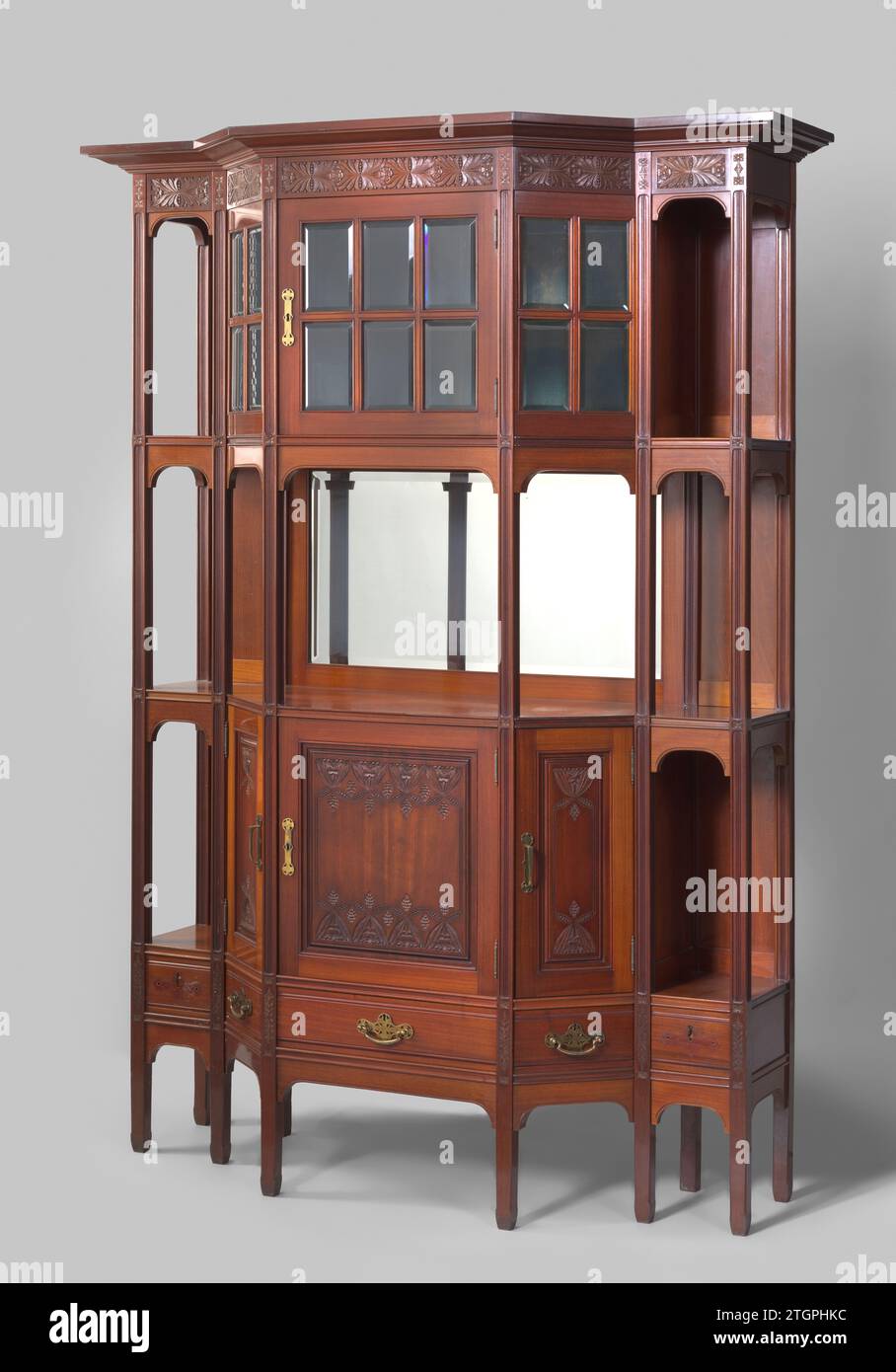 Buffet cupboard of oak and mahogany, Anonymous, 1910 Buffet cupboard of ...