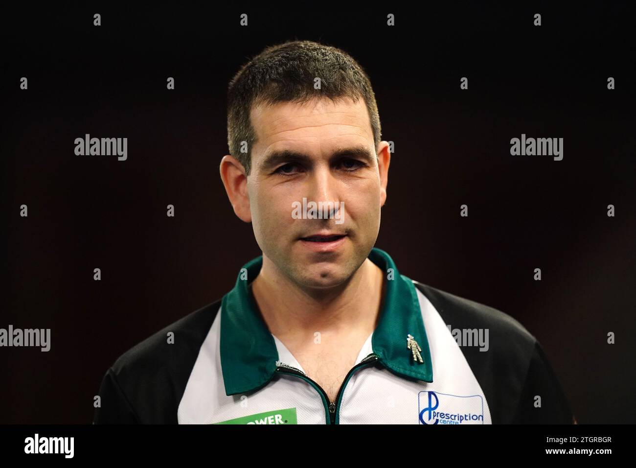 William O'Connor in action against Bhav Patel (not pictured) on day six ...