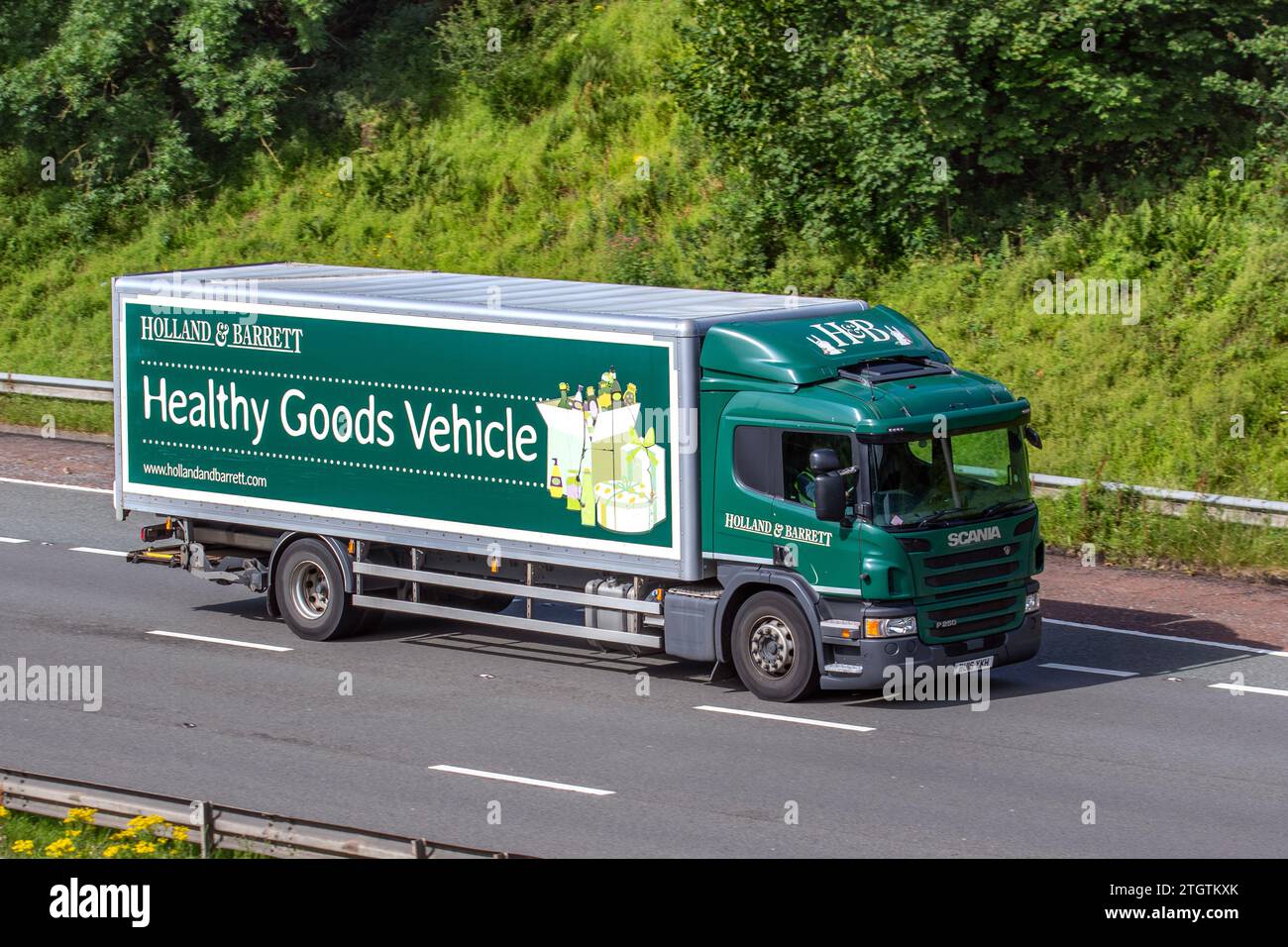 Healthy Goods vehicle. H&B Holland & Barrett Bulk Haulage delivery ...