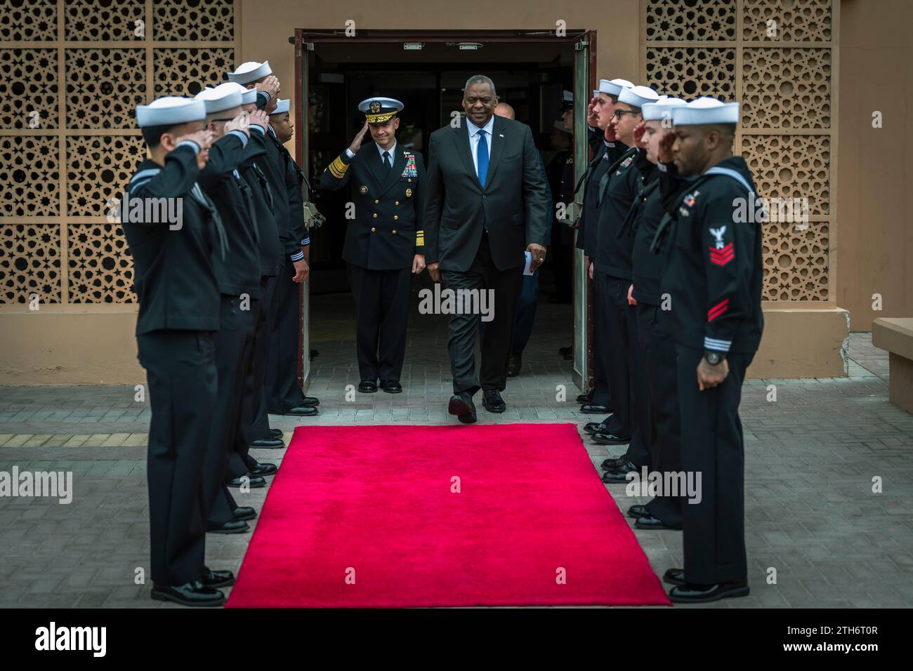 Manama, Bahrain. 19th Dec, 2023. U.S. Secretary of Defense Lloyd Austin ...