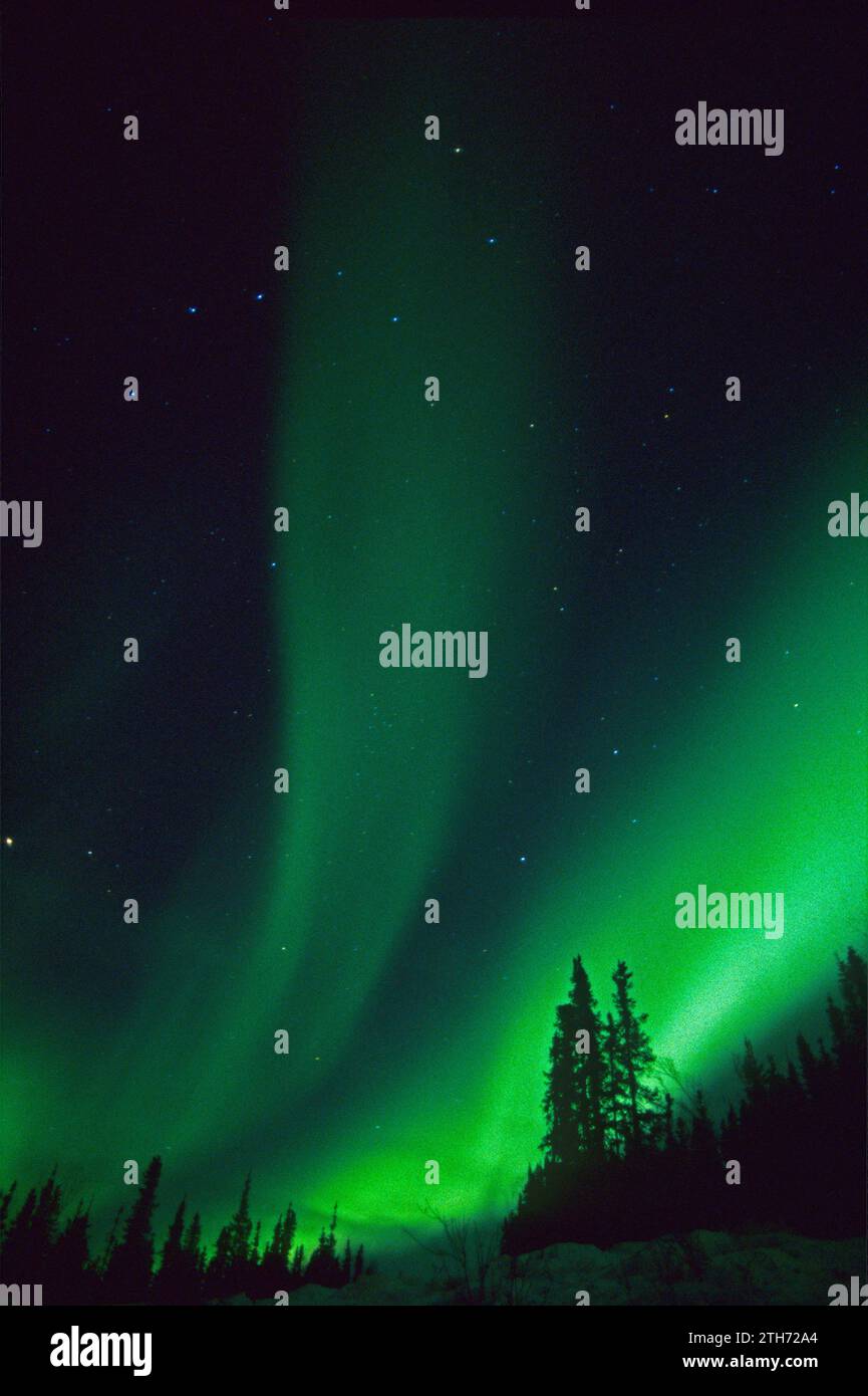 Aurora Borealis & Big Dipper from Chena Hot Springs near Fairbanks ...