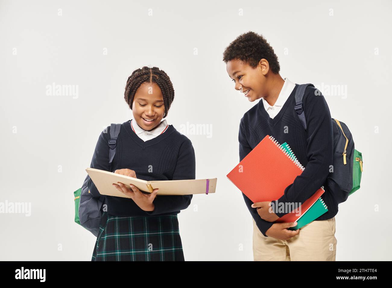 African american school children hi-res stock photography and images ...