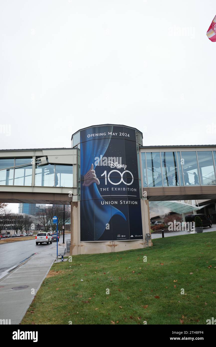 Kansas City, Missouri - December 16, 2023: KC Skywalk Connecting Union ...