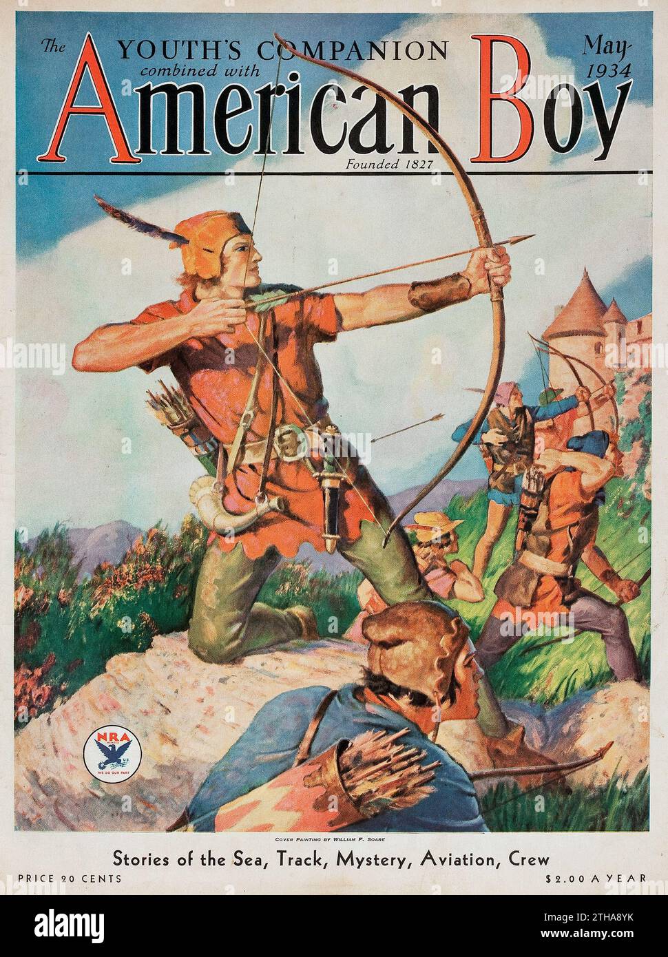 WILLIAM FULTON SOARE (American, 1896-1940). American Boy, magazine ...