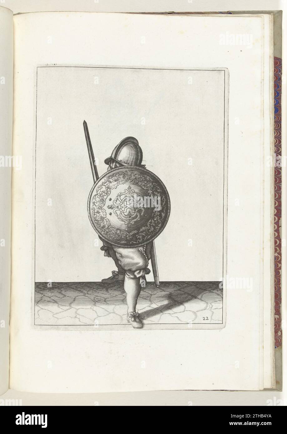 The exercise with shield and skewer: the soldier in a defensive ...