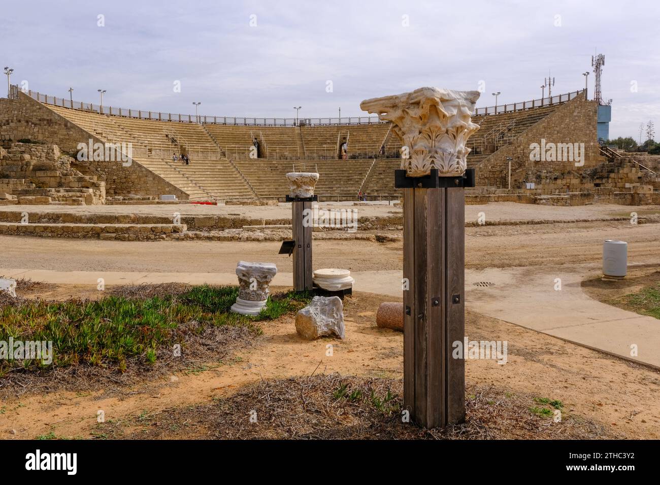 Ancient Caesarea, archeological National Park in Israel Stock Photo - Alamy