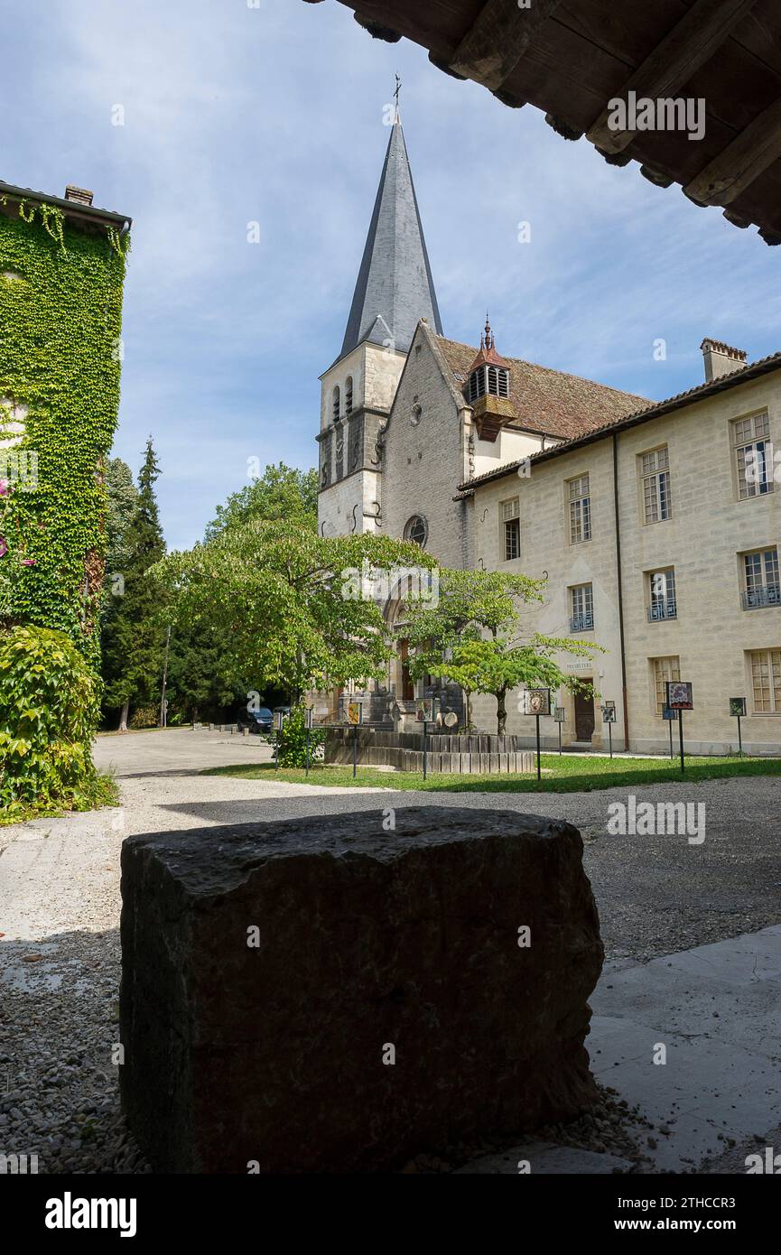 Ambronay abbey hi-res stock photography and images - Alamy