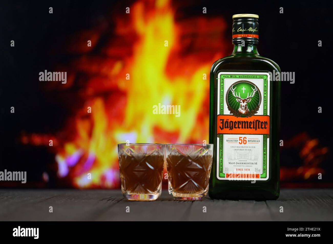 Jagermeister old hi-res stock photography and images - Alamy