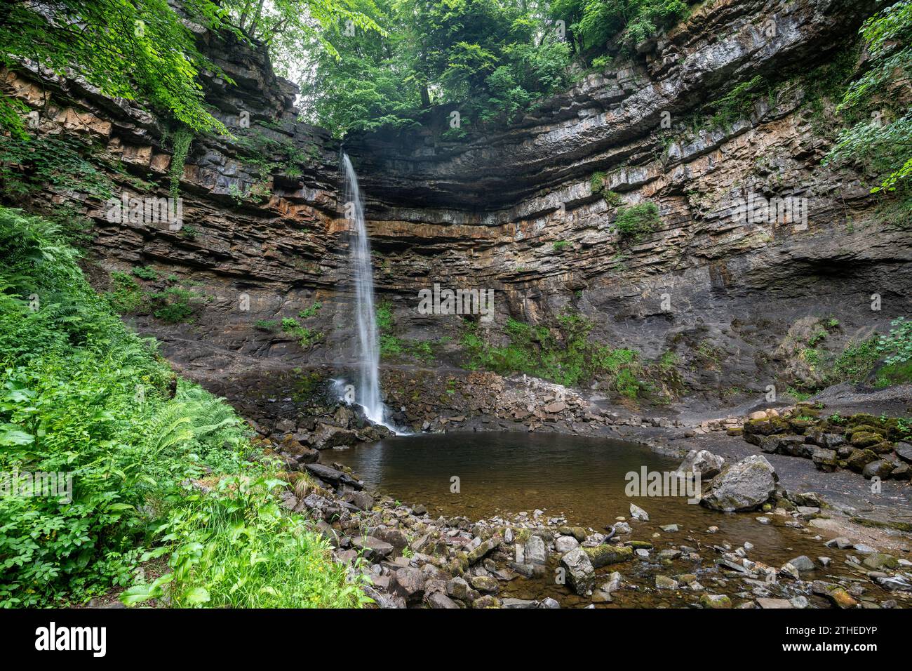 Hardraw Falls United Kingdom Stock Photo - Alamy