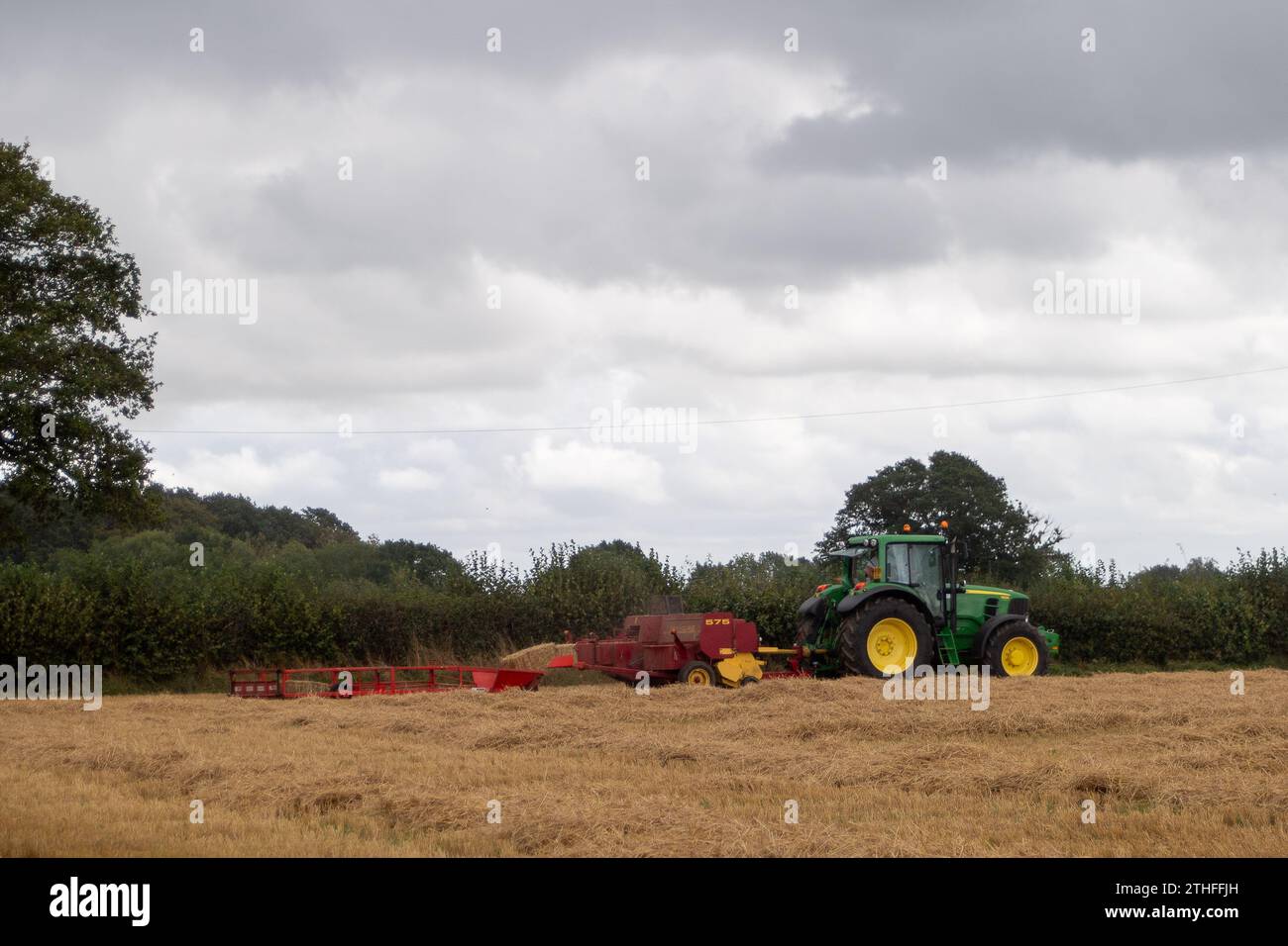 Wendover Dean, UK. 24th September, 2023. Daily farming life in Wendover ...