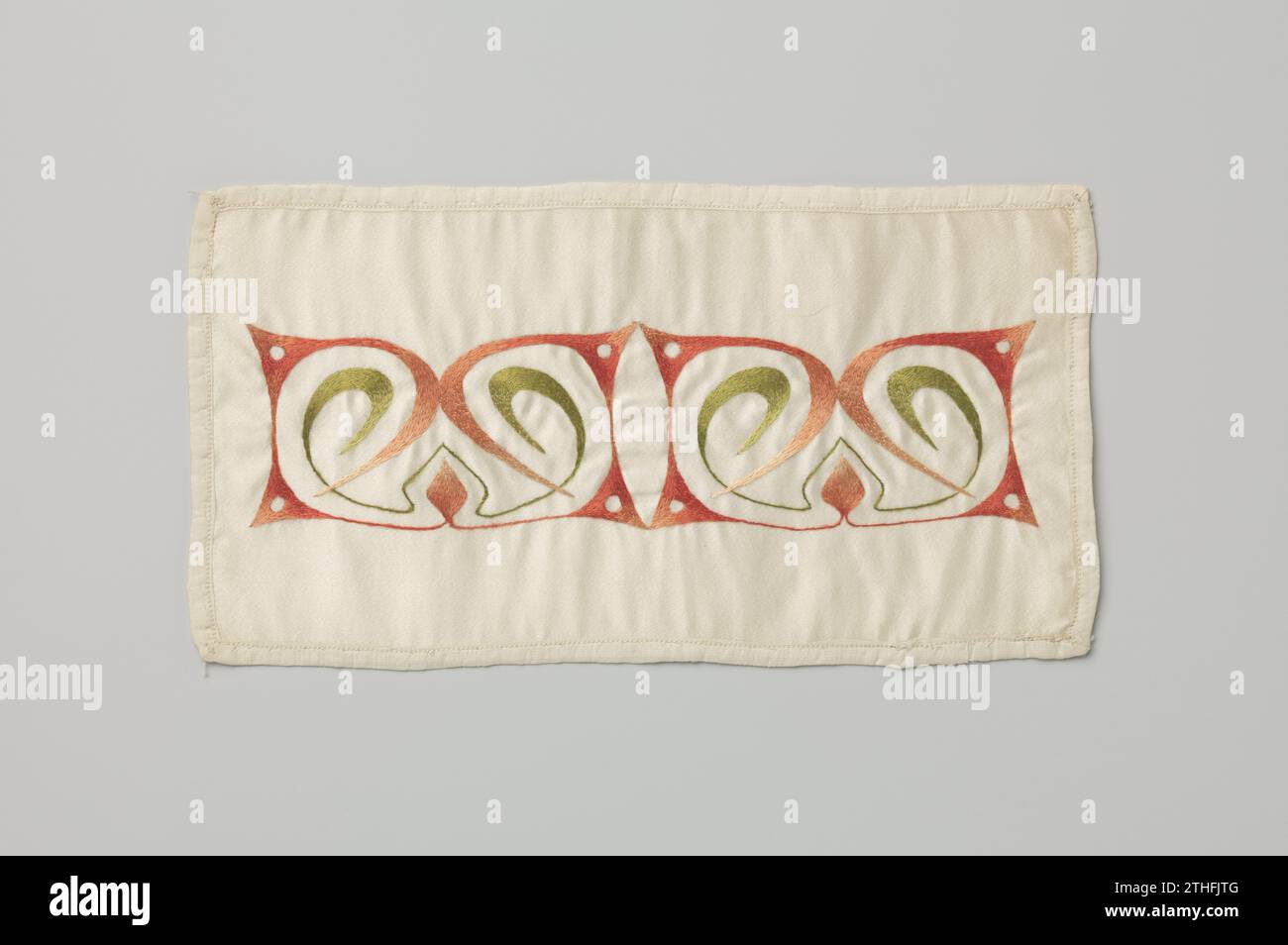 Handwork with Jugendstil motif, Aagje Tiket, c. 1900 Handicraft with ...