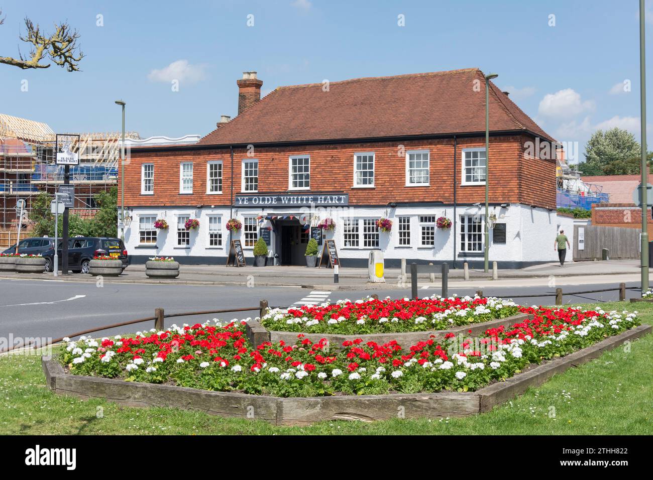16th century Ye Olde White Hart Pub, Frimley High Street, Frimley ...