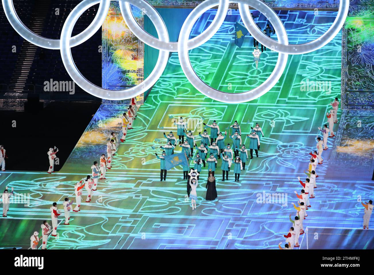 Olympics china team parade hi-res stock photography and images - Alamy