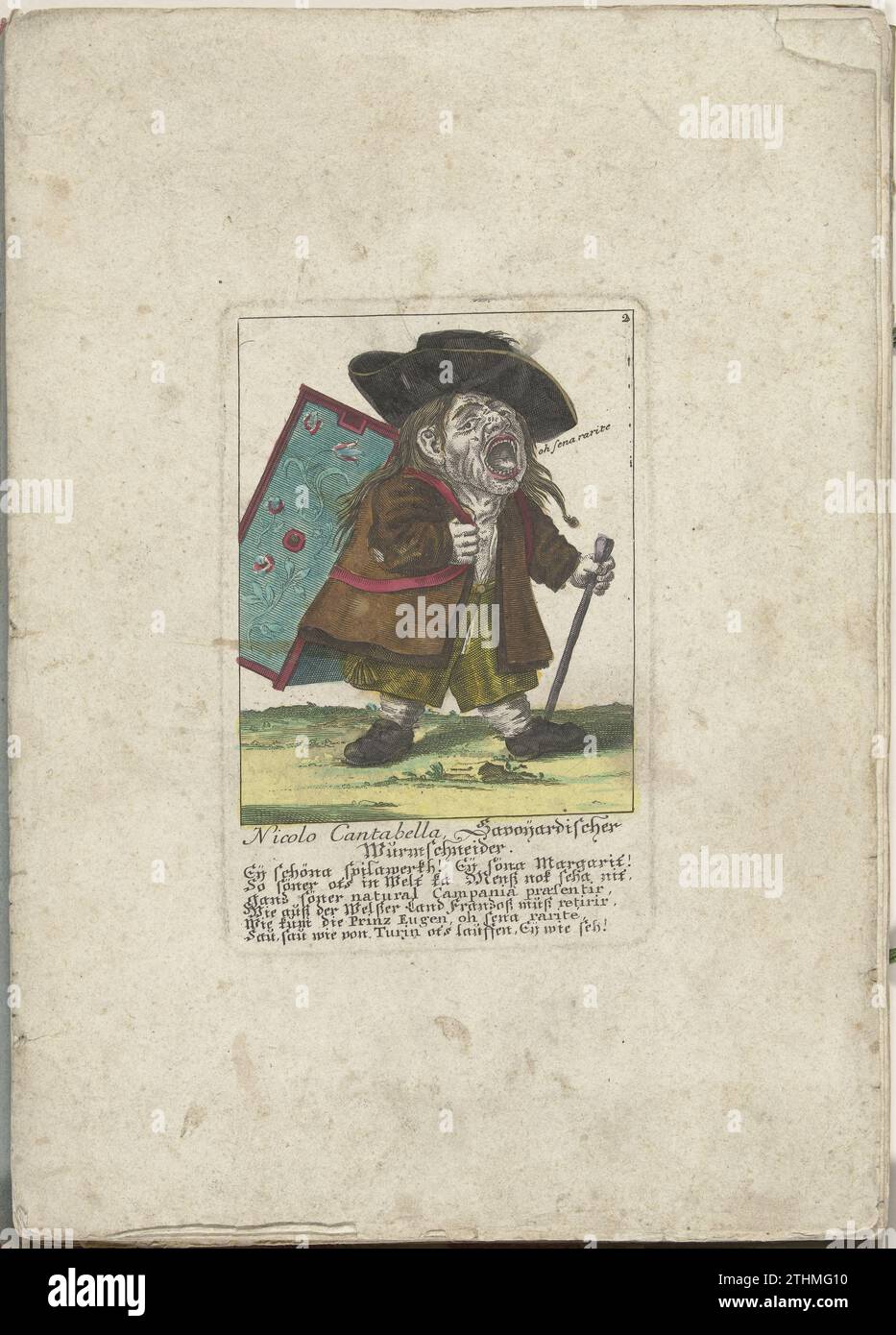 By Kleine Mens Nicolo Cantabella, ca. 1710, 1705 - 1715 Calling little ...