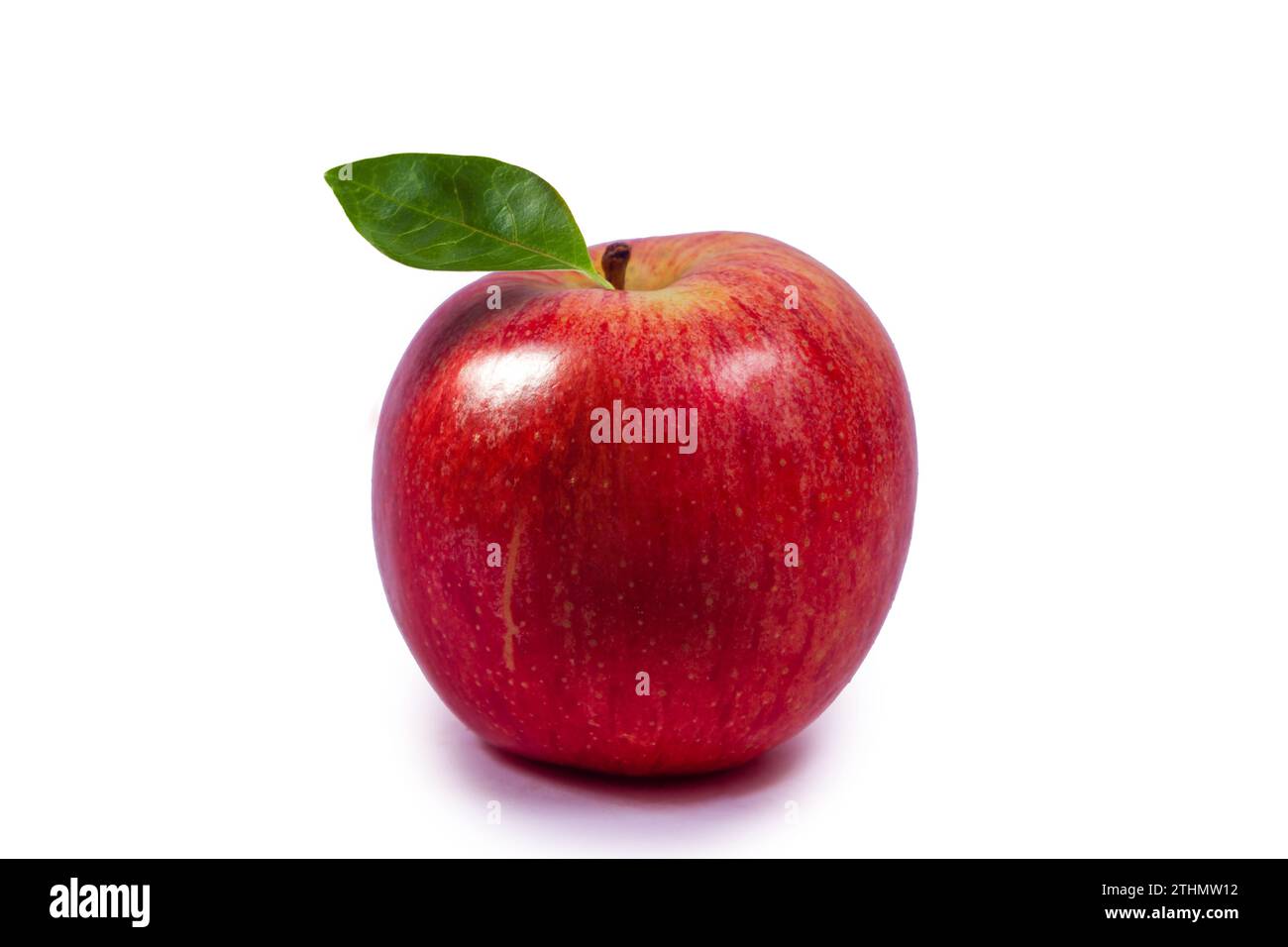 A fresh apple isolated on white background Stock Photo - Alamy