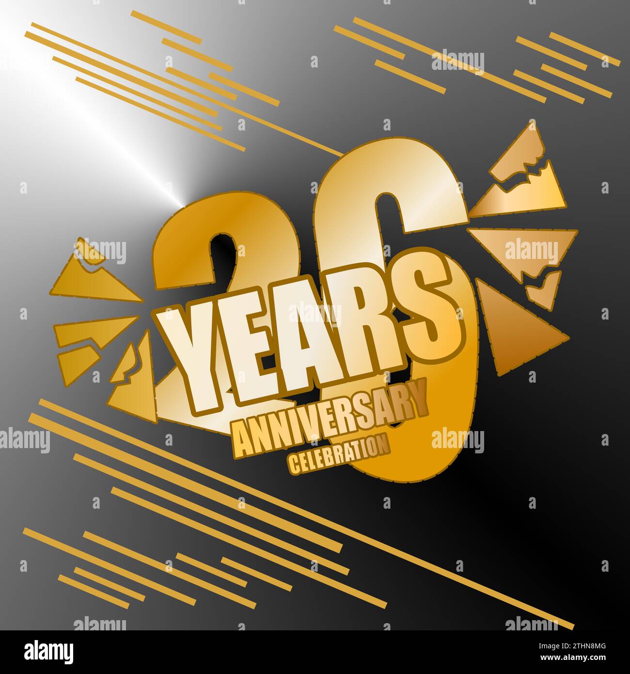 26th birthday Stock Vector Images - Alamy