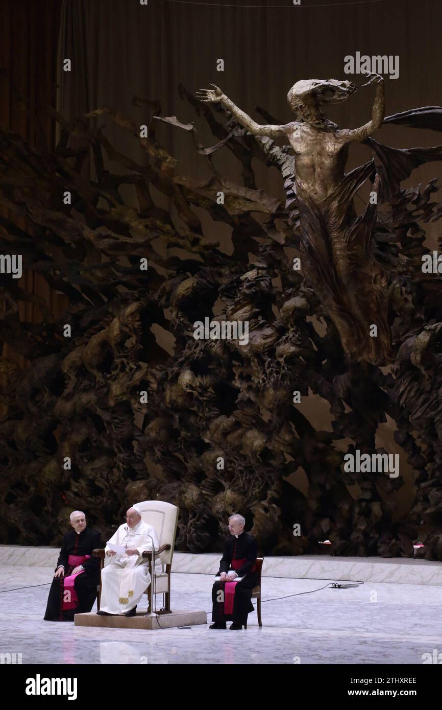 December 20, 2023 - POPE FRANCIS during the General Audience in the ...