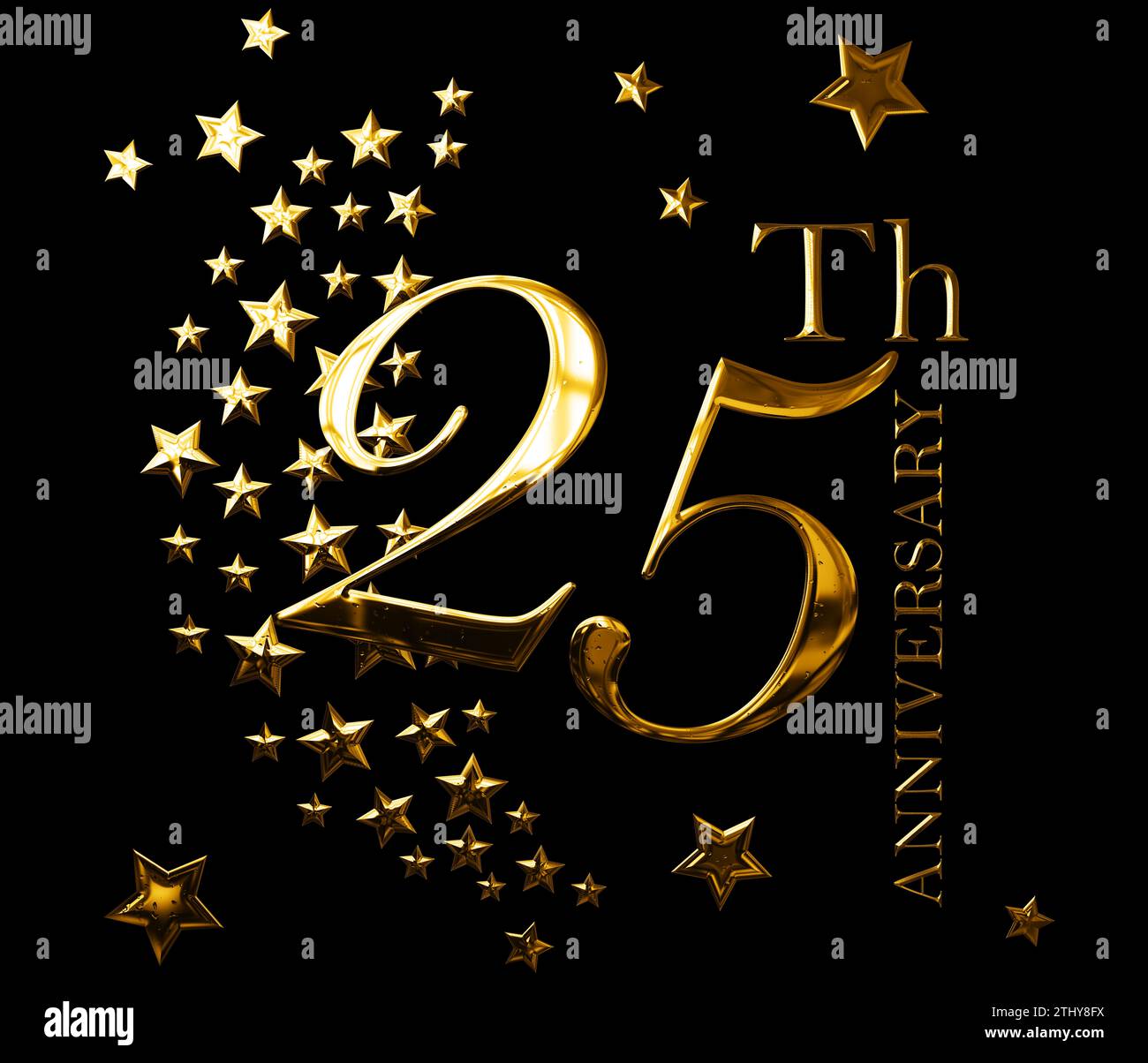 25th anniversary invitation hi-res stock photography and images - Alamy