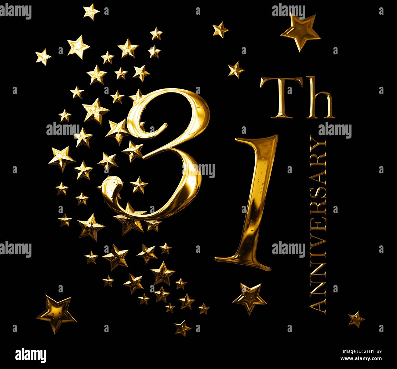 31th BIRTHDAY CELEBRATION Stock Photo - Alamy