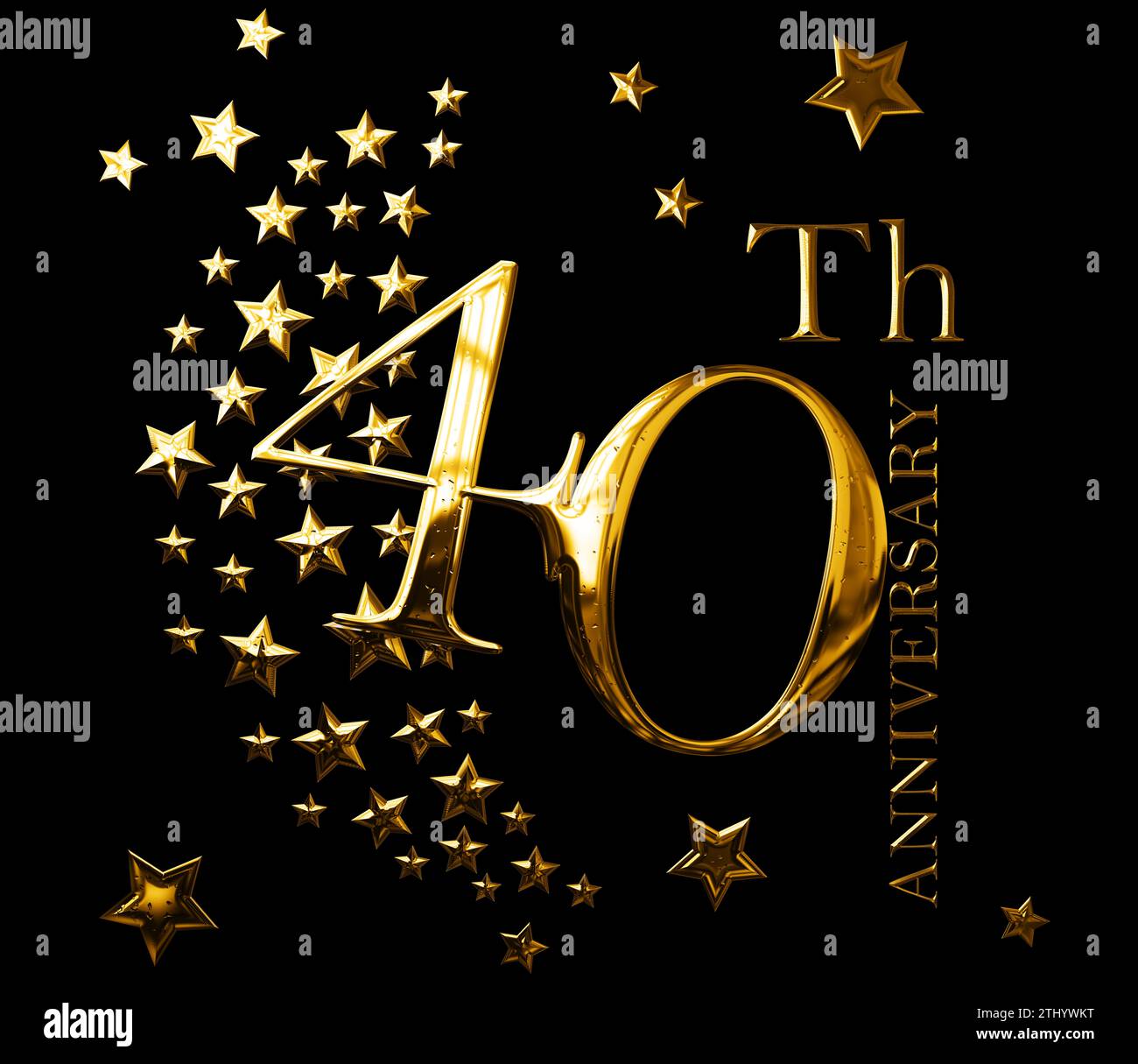 40th BIRTHDAY CELEBRATION Stock Photo - Alamy