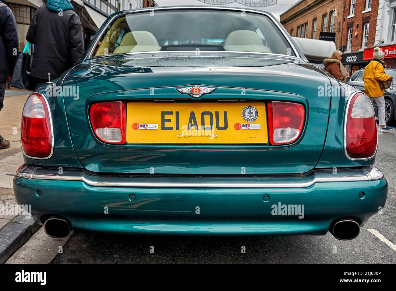 Bentley Arnage Red Label personalised number plate of the English ...