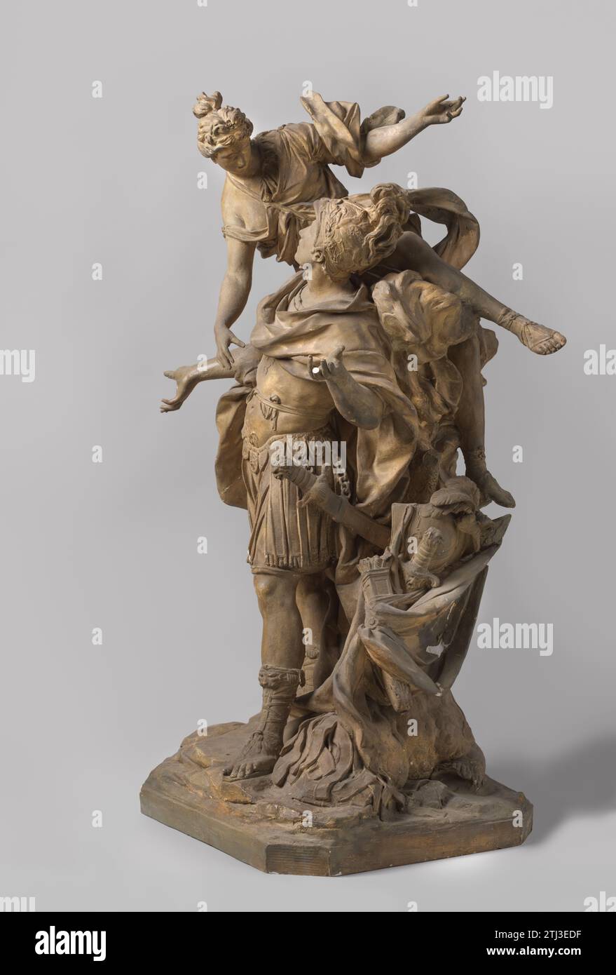 Aeneas receives weapons from Venus, Jean Cornu, 1704 - 1710 Sculpture ...