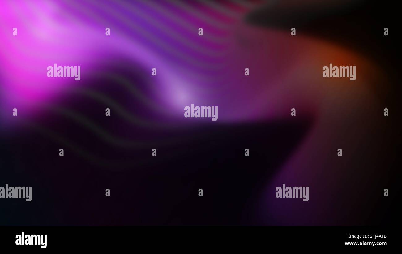 A bright purple flash on a dark background. An abstract wavy illusion ...