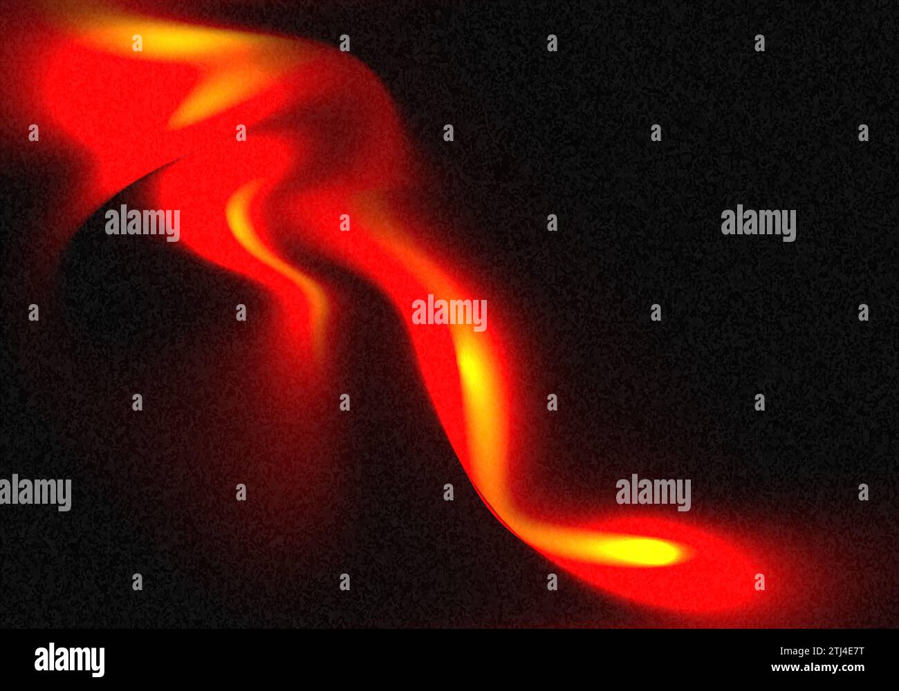 A bright red flash on a dark background. An abstract wavy illusion with ...