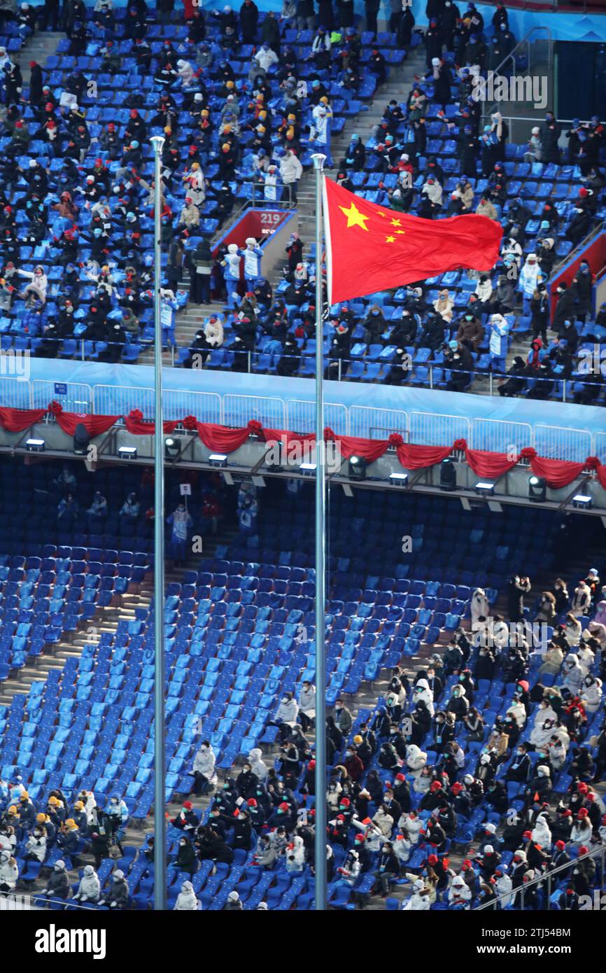 FEB 4, 2022 - Beijing, China: Chinese Flag float during the Opening ...