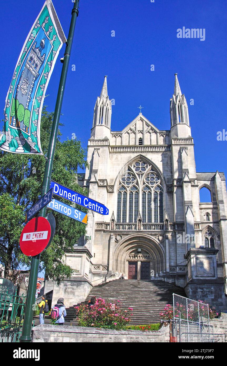 St.Paul's Cathedral, The Octagon, Dunedin, Otago Region, South Island ...