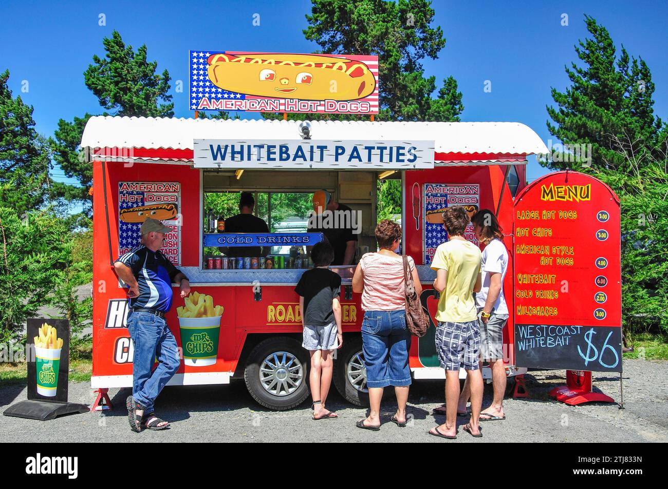 Fast food stall, The Riccarton Market, Riccarton, Christchurch ...