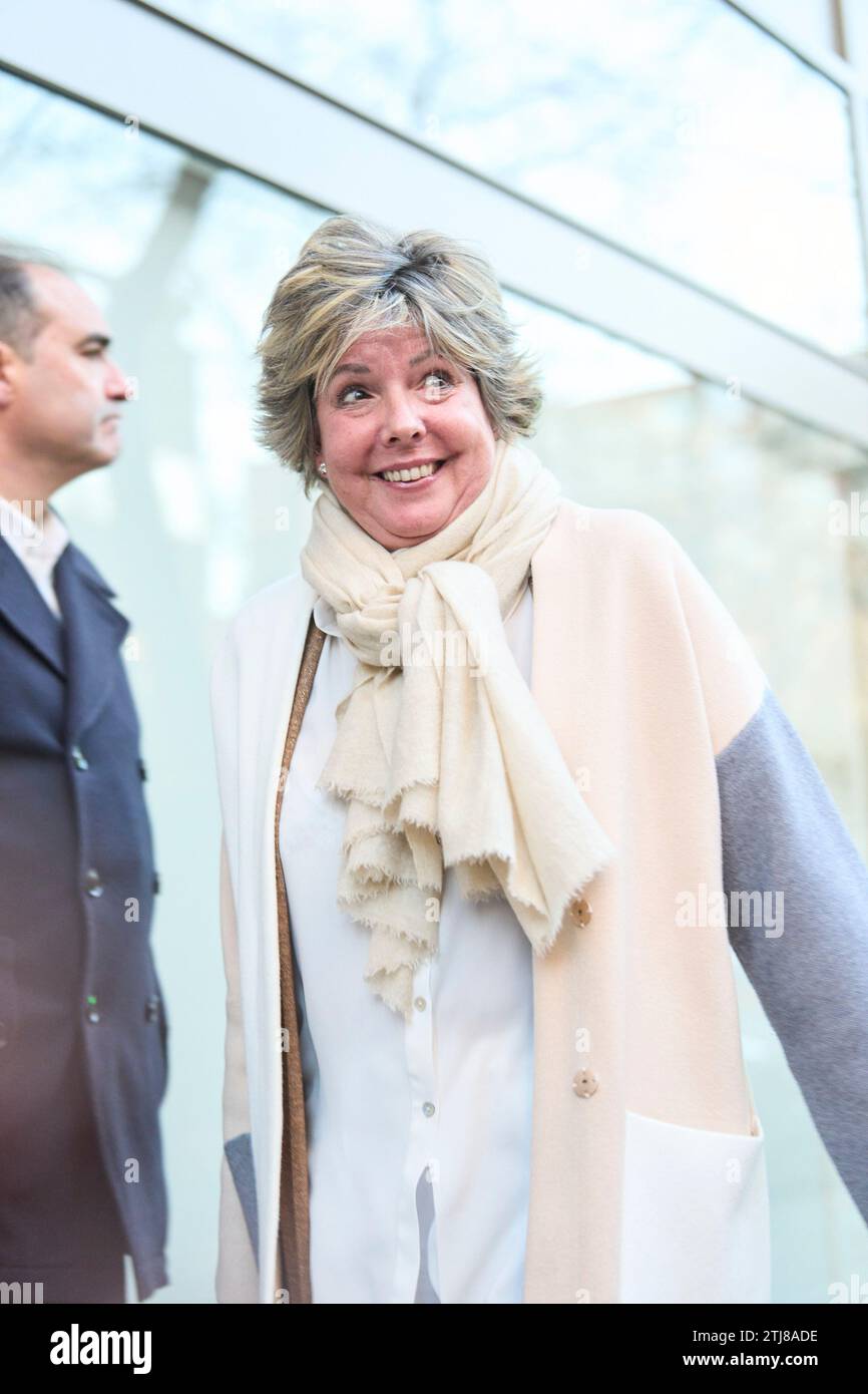 Madrid. Spain. 20231220, Simoneta Gomez-Acebo leaves Pa-Bu restaurant ...