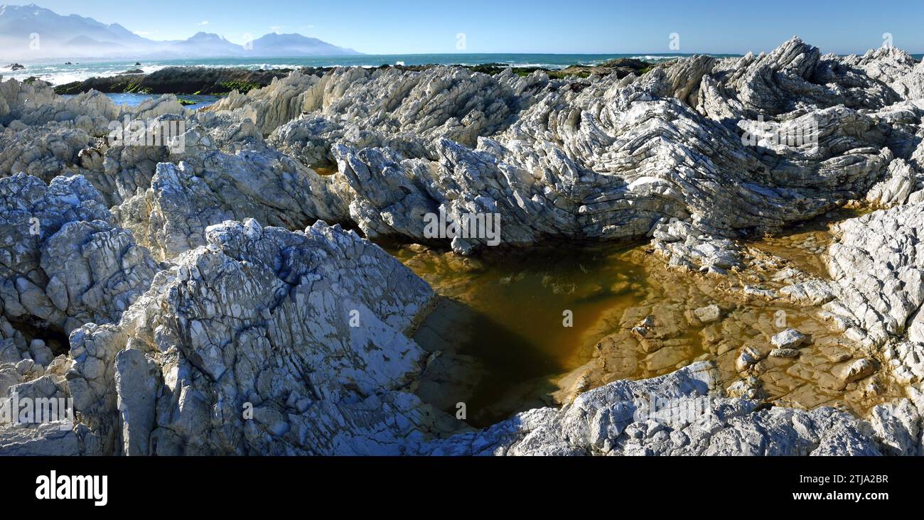 Oligocene tilted folded vertical limestone rocks hi-res stock ...