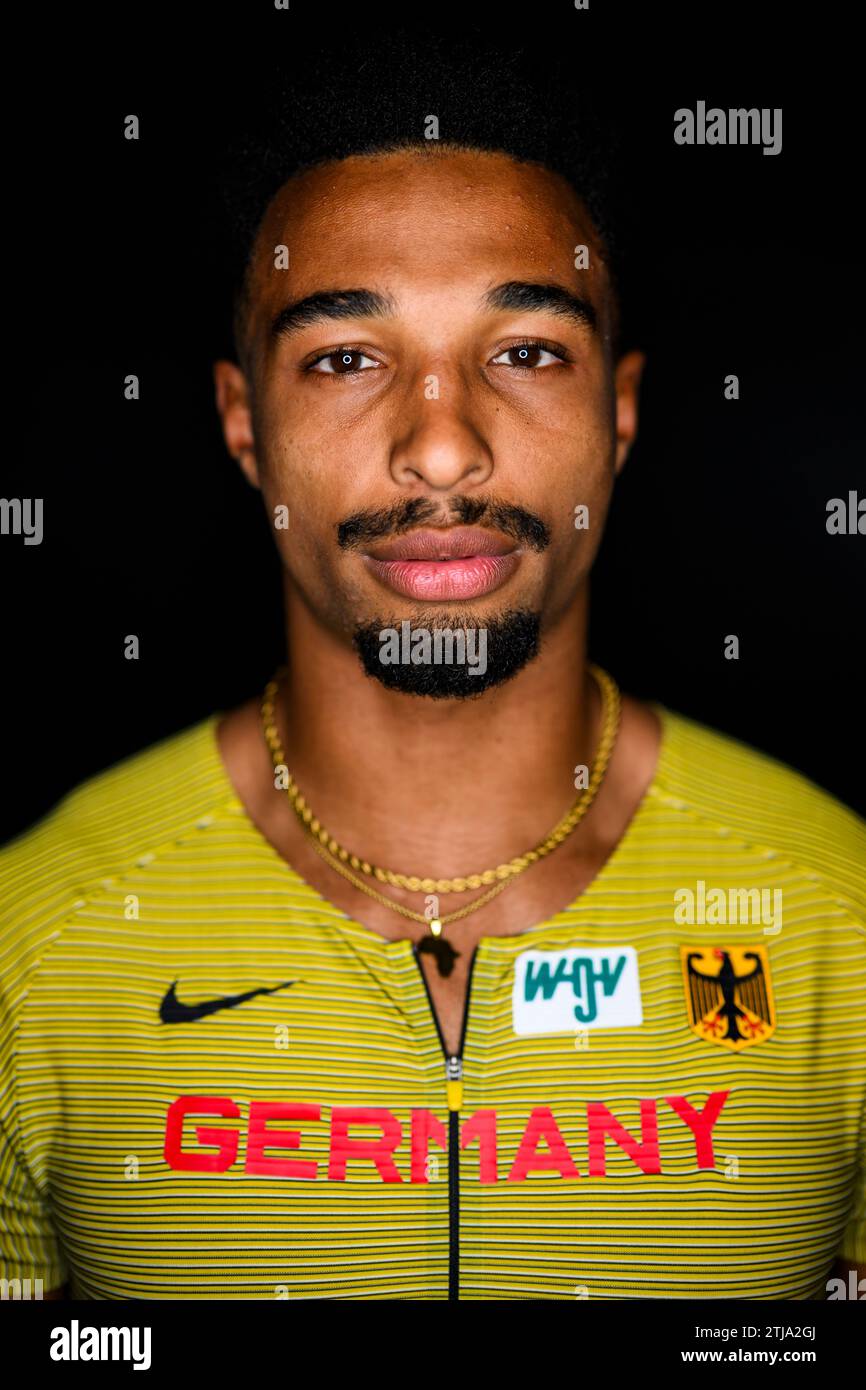 Baden Baden, Germany. 17th Dec, 2023. Portrait of athletics decathlete ...